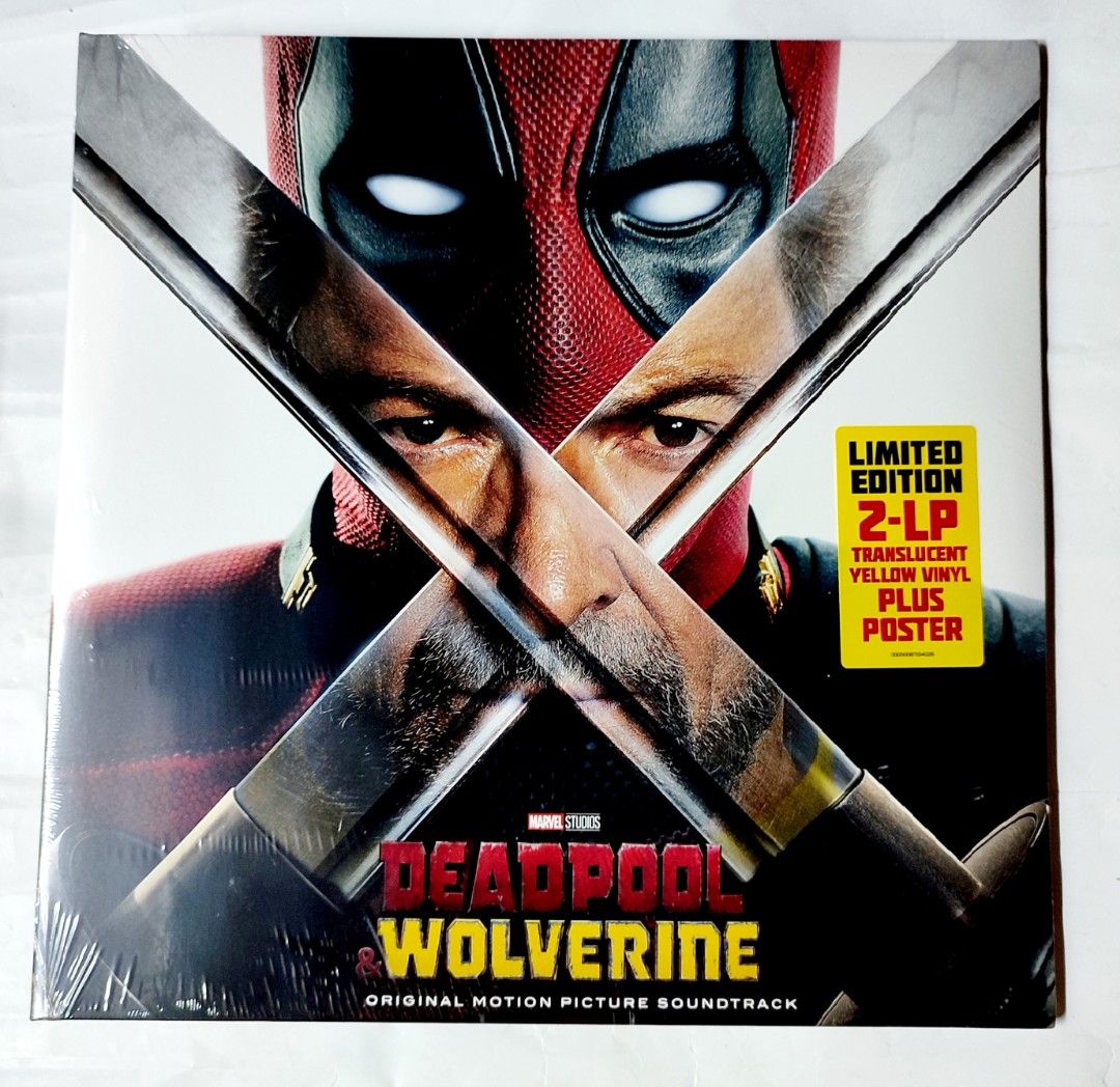 死侍與狼人 Deadpool & Wolverine (OST) (2x Yellow Vinyl) LP 黃膠 黑膠, 興趣及遊戲, 音樂 ...