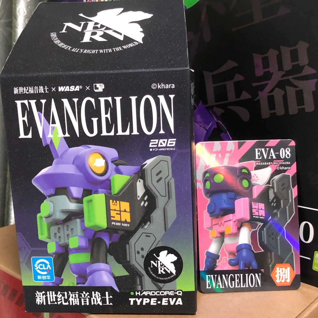 新世紀福音戰士 Evangelion x WASA Type -EVA -08 8號機(手機支架/ 手機座）, 興趣及遊戲, 玩具 & 遊戲類 ...