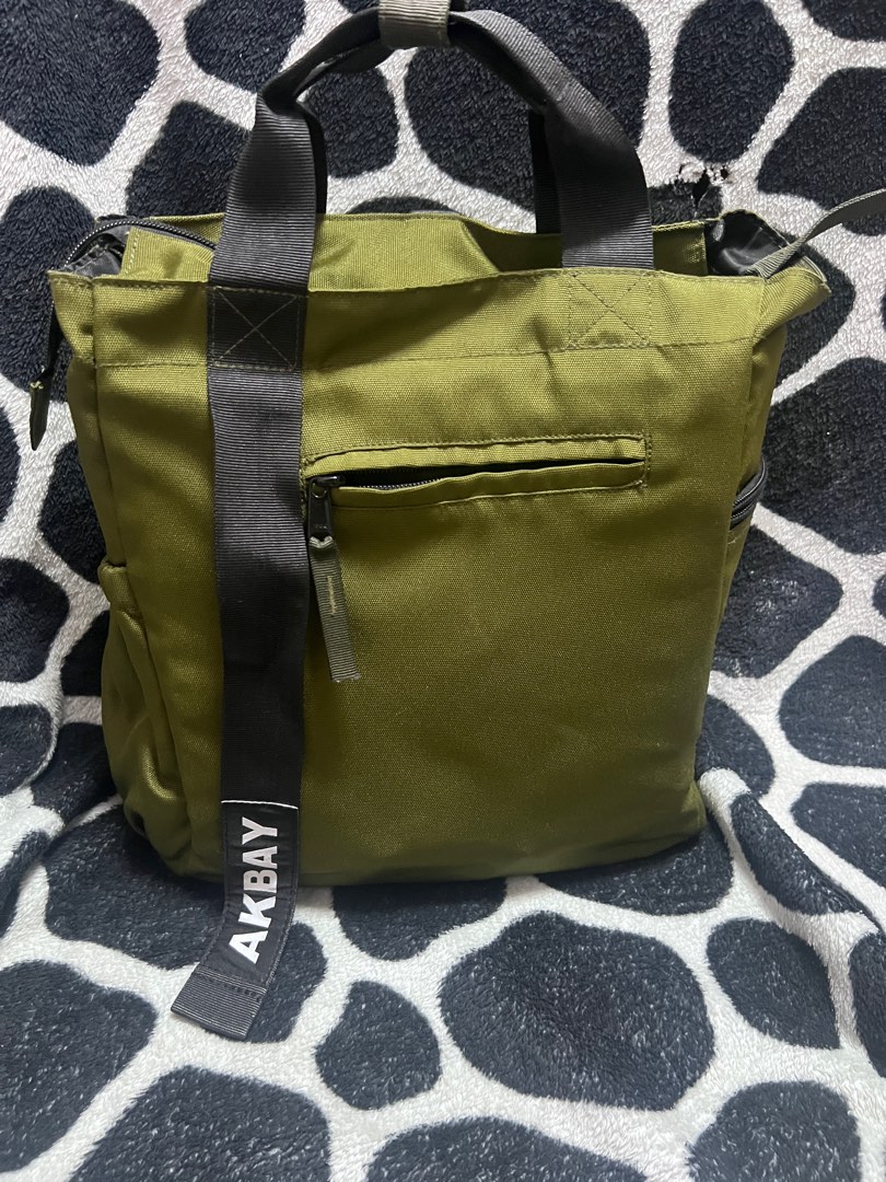 Akbay 3-way bag Mid-sized Collection (Eli Green), Men's Fashion, Bags ...