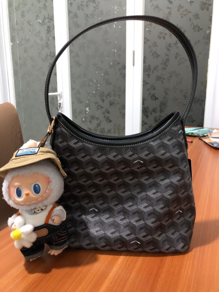 Alesso mini BLACK! READY STOCK!! (Tanpa labubu), Fesyen Wanita, Tas ...