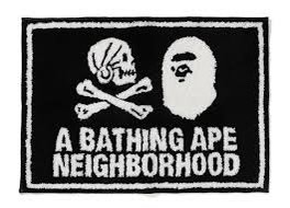 BAPE X NEIGHBORHOOD FLOOR MAT, Hobbies & Toys, Memorabilia ...