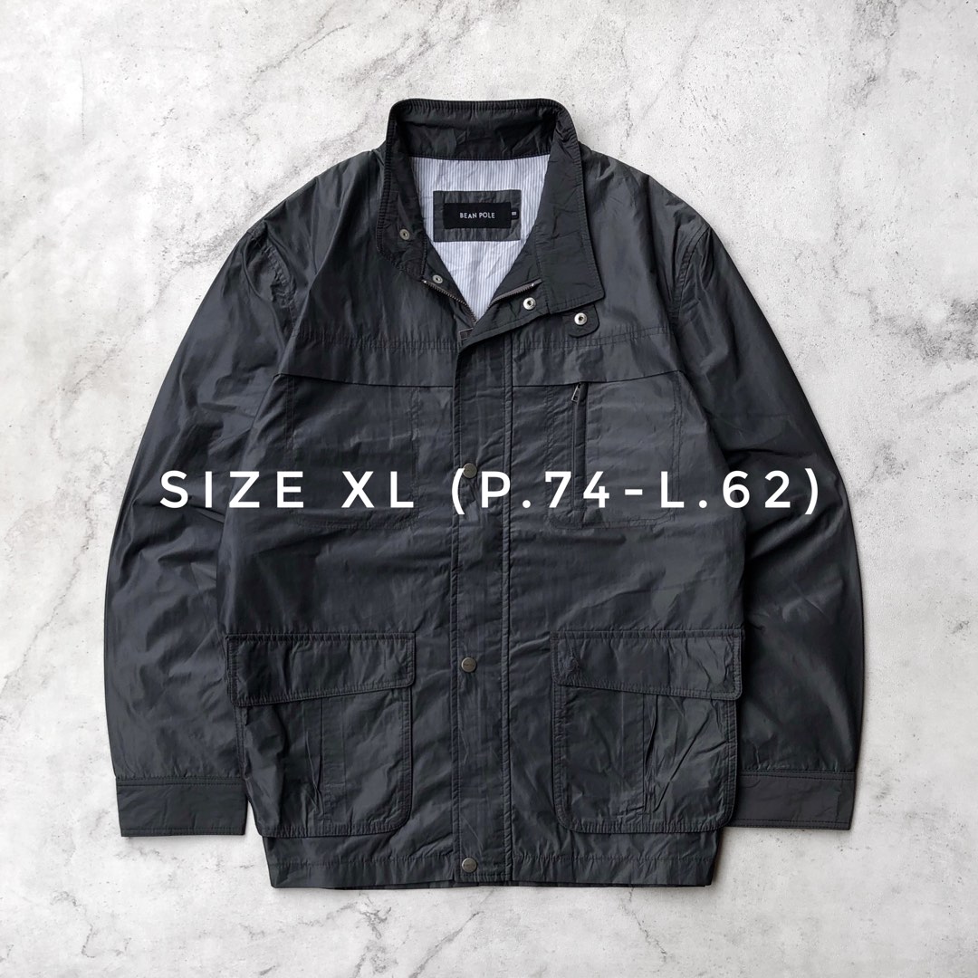 BEANPOLE SEMIPARKA JACKET, Fesyen Pria, Pakaian , Baju Luaran di Carousell