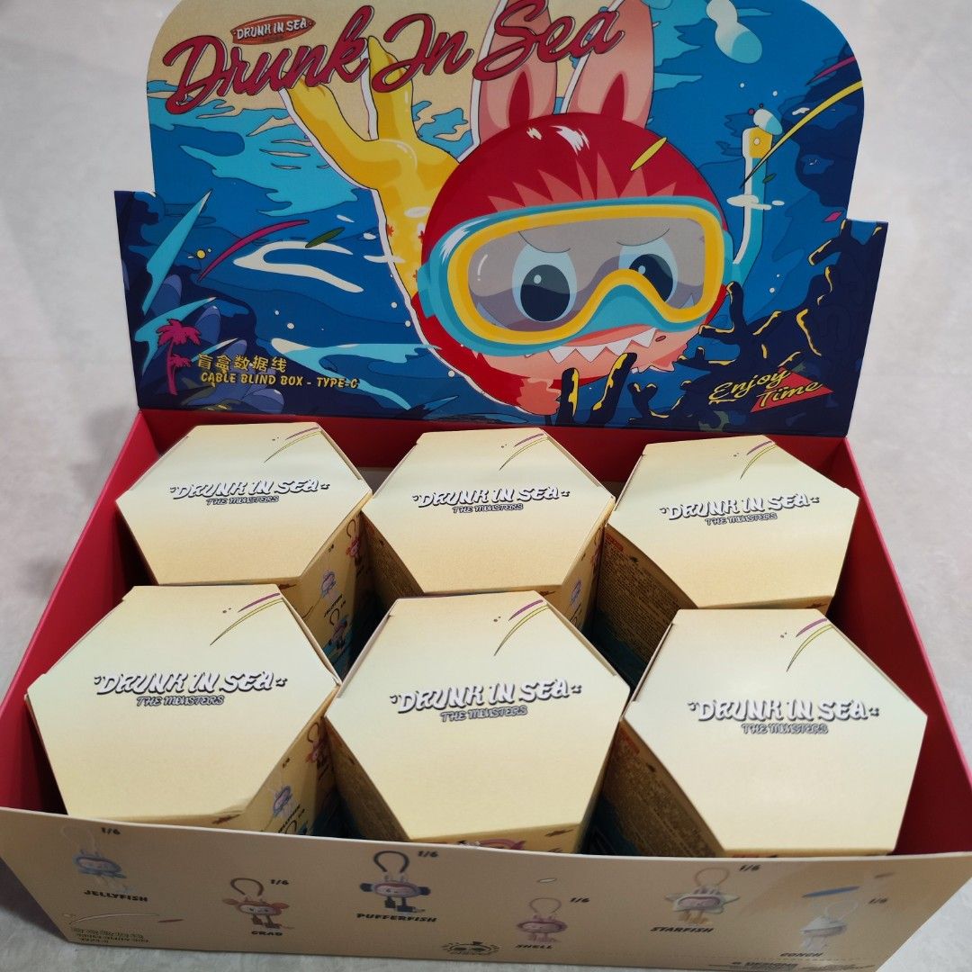 BNIB Labubu Popmart THE MONSTERS Enchanted by the Seaside Series-Cable ...