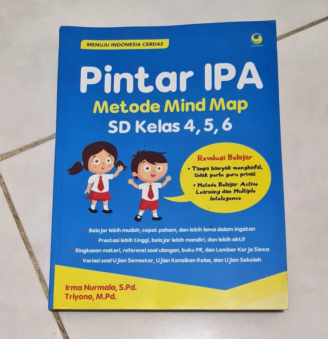 Buku soal Pintar IPA dan matematika metode mind map SD kelas 4 5 6 ...