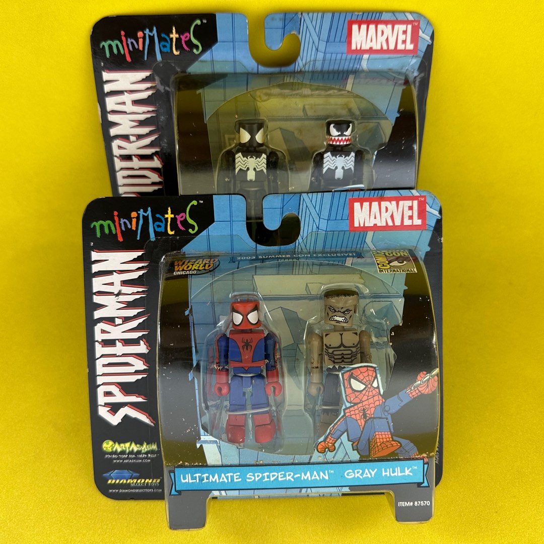 * october offer * Bundle of 2 Art Asylum Marvel Minimates Spider-man ...