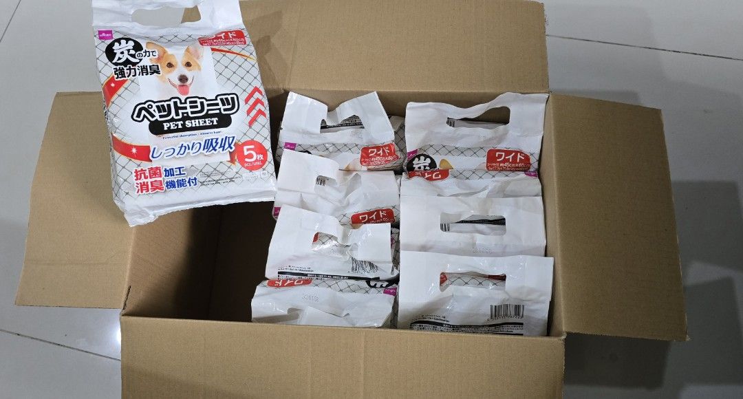 Daiso Medium Pet Litter 5 Sheets, Pet Supplies, Health & Grooming on ...