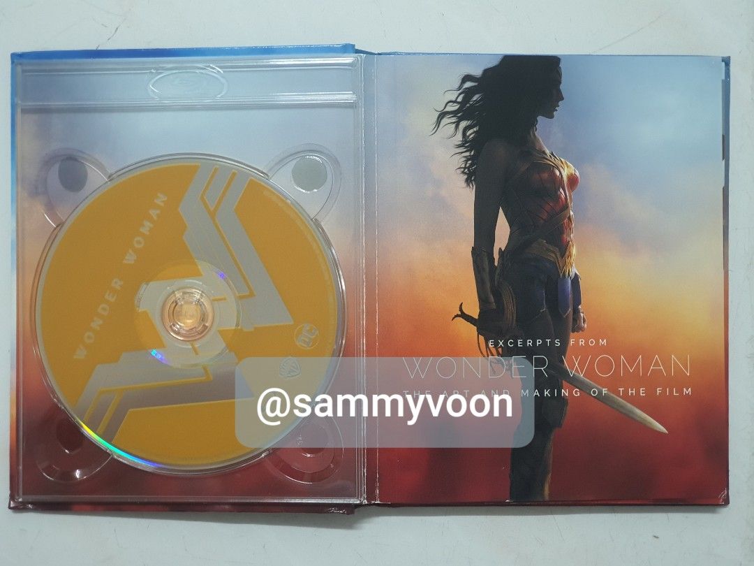 DC Wonder Woman Target Exclusive Lenticular Digibook Blu-ray DVD ...