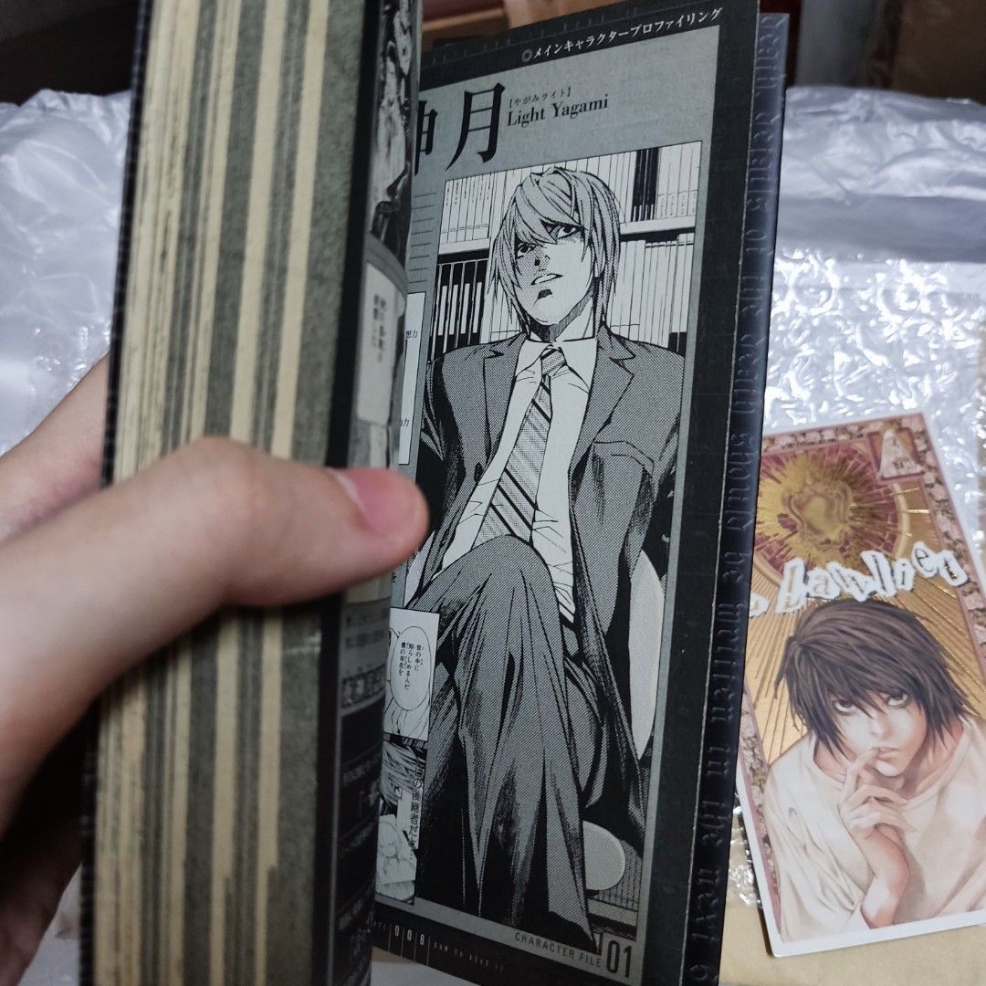 Death Note 13 - How to Read + L's True Name Card (Original Japan Ver.), Hobbies & Toys, Books ...