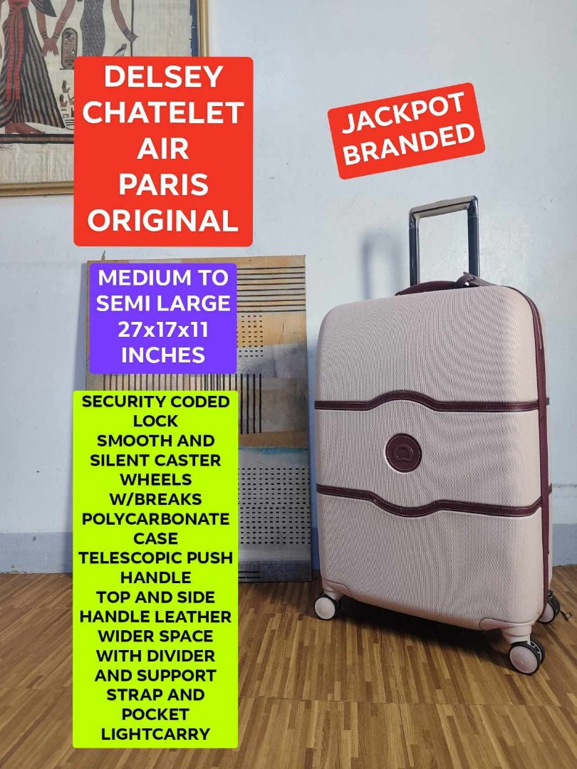 DELSEY BRAND LUGGAGE, Hobbies & Toys, Travel, Luggage on Carousell