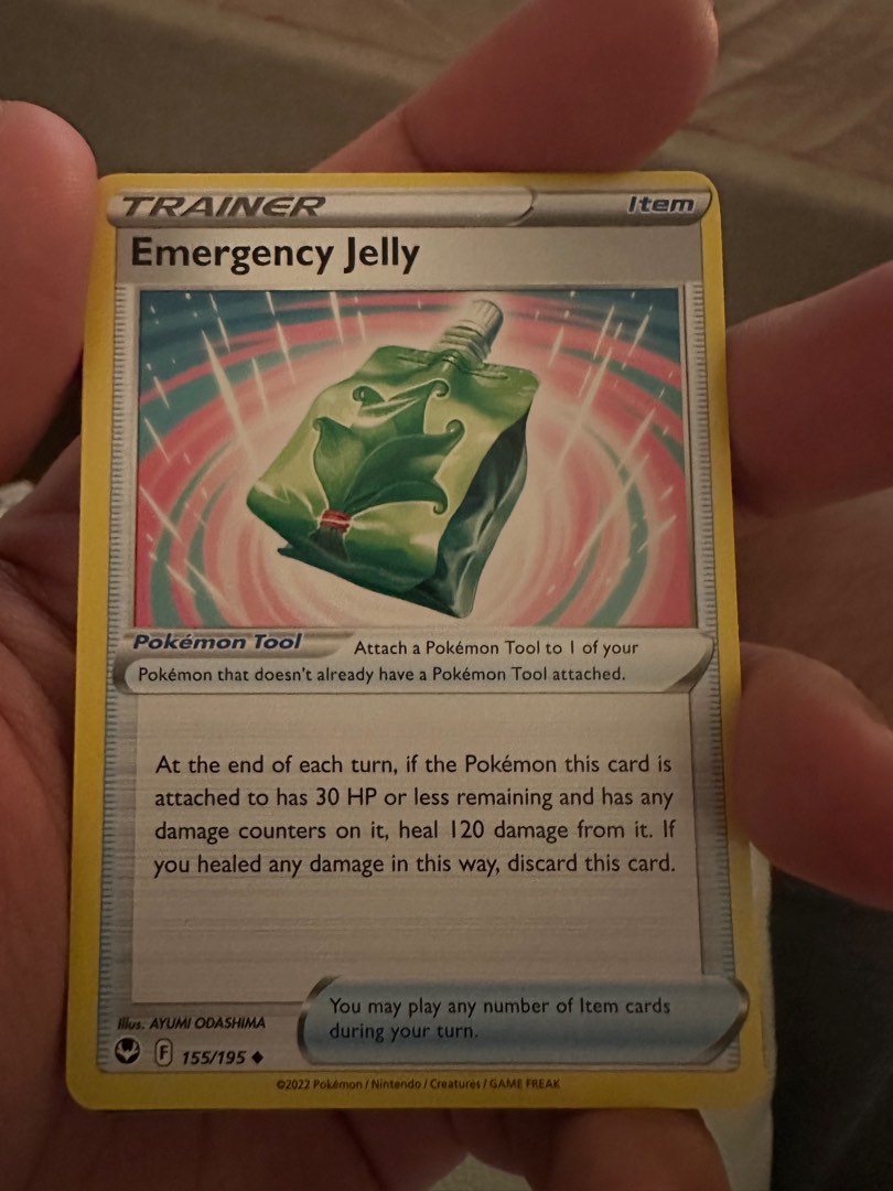 Emergency Jelly #155 Pokemon Silver Tempest, Hobbies & Toys, Toys ...