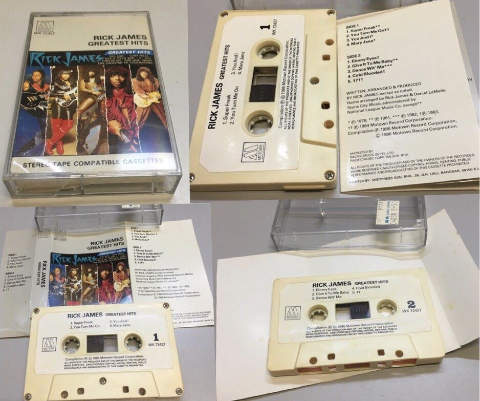 (Eng Cassette) Angela Bofill, Al Sterwart, Prince, Chic, Rick James ...