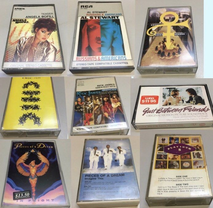 (Eng Cassette) Angela Bofill, Al Sterwart, Prince, Chic, Rick James ...