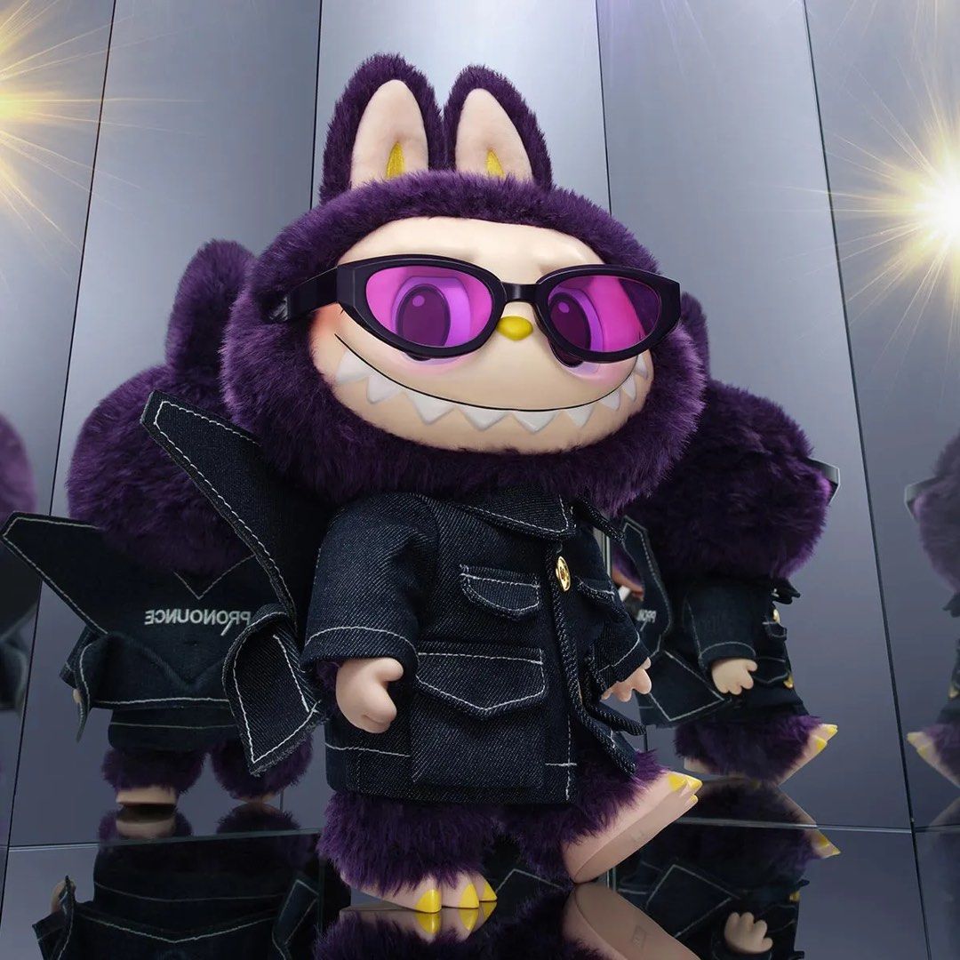 [Exclusive] POPMART X PRONOUNCE Labubu Wings of Fantasy Purple Big ...
