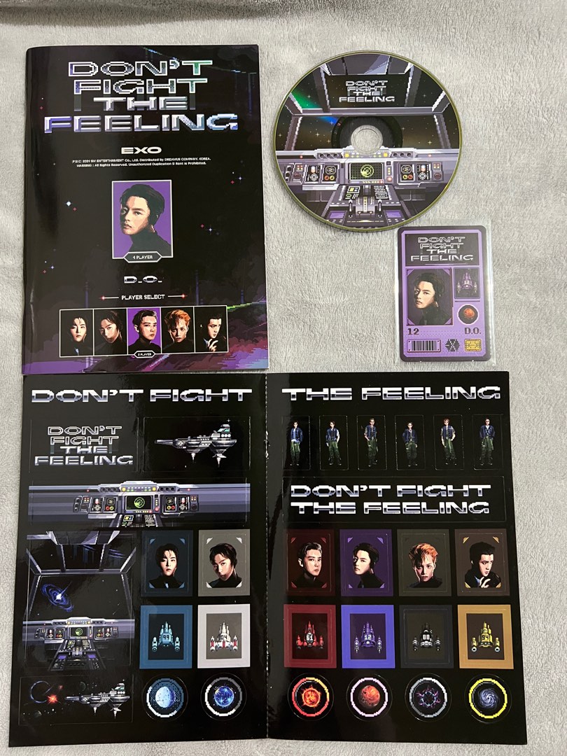 EXO Don’t Fight The Feeling Expansion D.O. Cover Unsealed Album ...