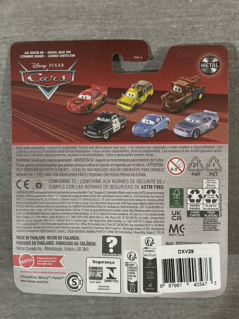 (FACTORY ERROR) Disney Pixar Cars Radiator Springs Lightning McQueen ...