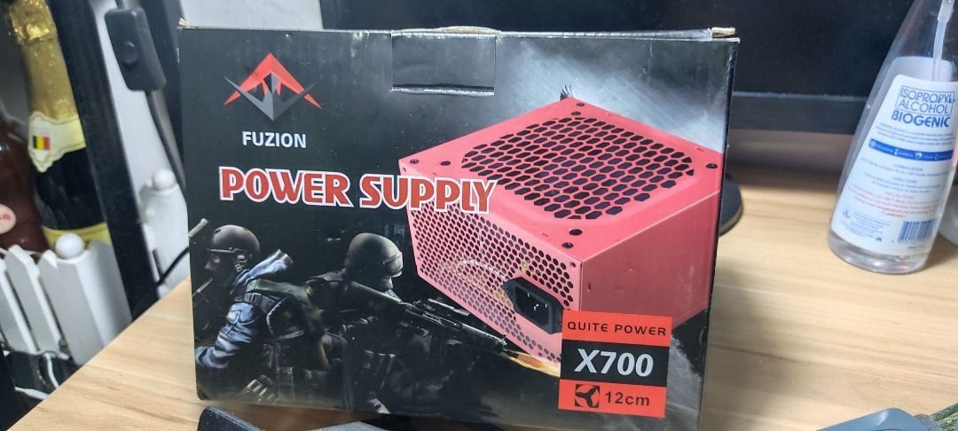 Fuzion 700 watts Power Supply Model: ATX-700w, Computers & Tech, Parts ...