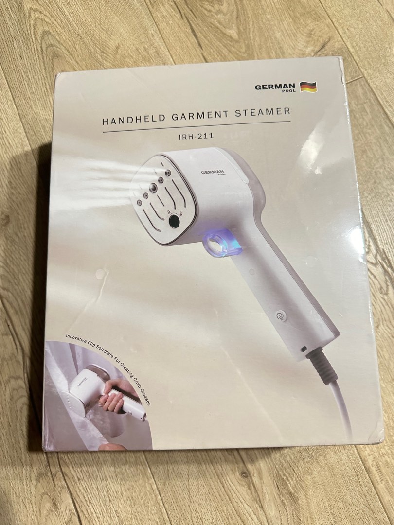 german pool handheld garment steamer 手提蒸氣掛熨機 IRH-211, 家庭電器, 熨斗及掛熨機 ...