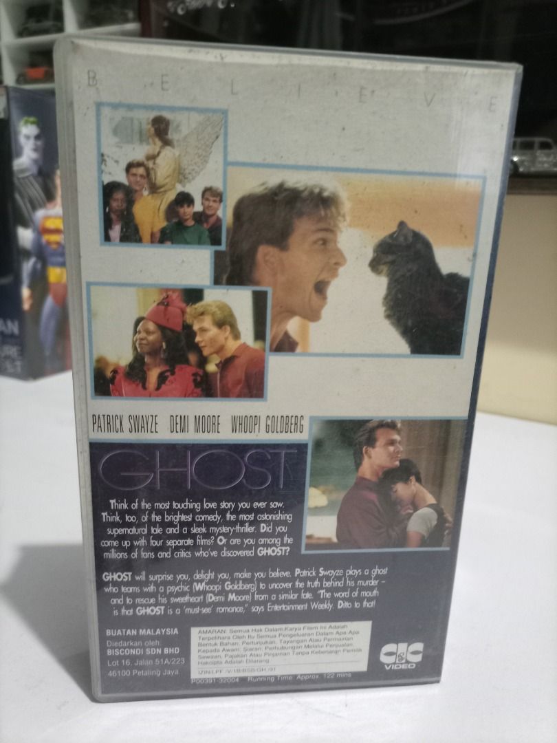 Ghost VHS Original Movie video tape, Everything Else, Others on Carousell