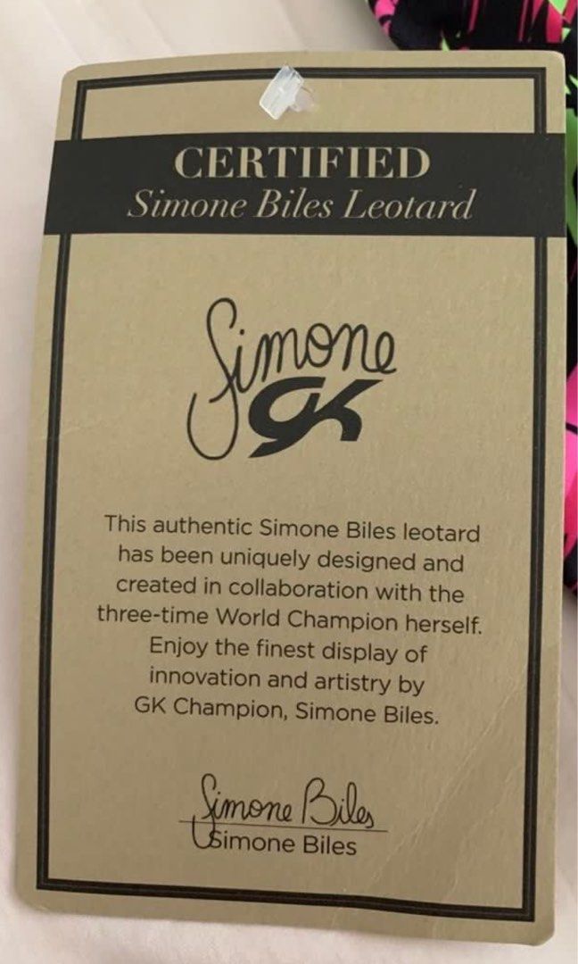 GK Elite Simone Biles Gymnastics Leotard, Women's Fashion, Activewear ...