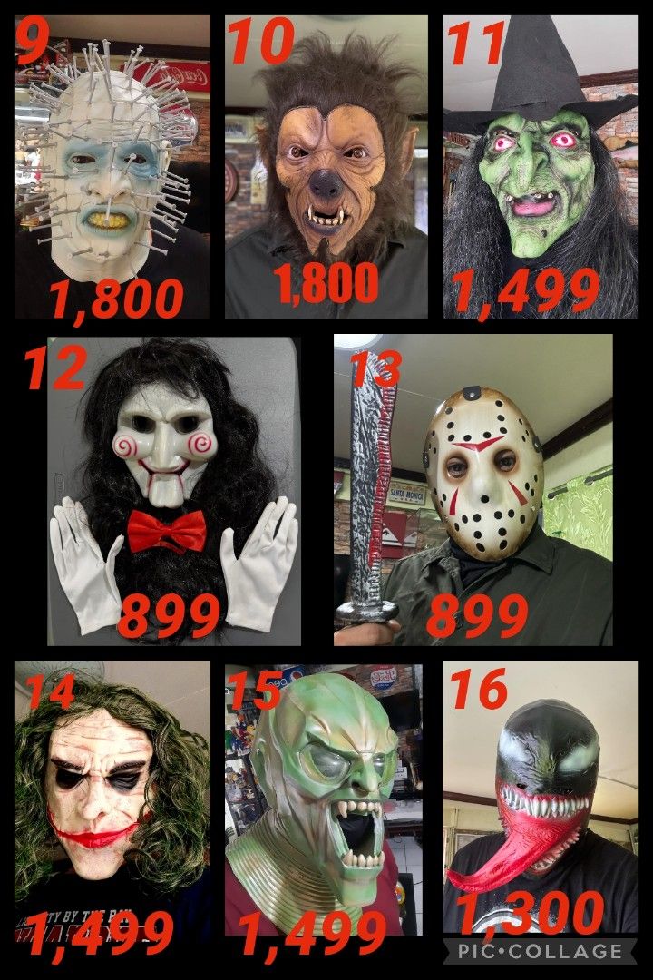 Halloween Mask Valak Micheal Myers Scream Freddy Krueger Momo Pennywise ...