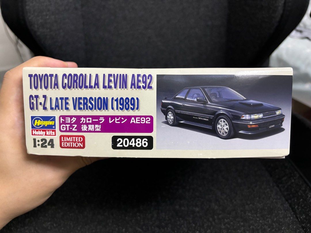 Hasegawa 1/24 Toyota Corolla Levin AE92 GT-Z late version (1989) plastic model, Hobbies & Toys ...