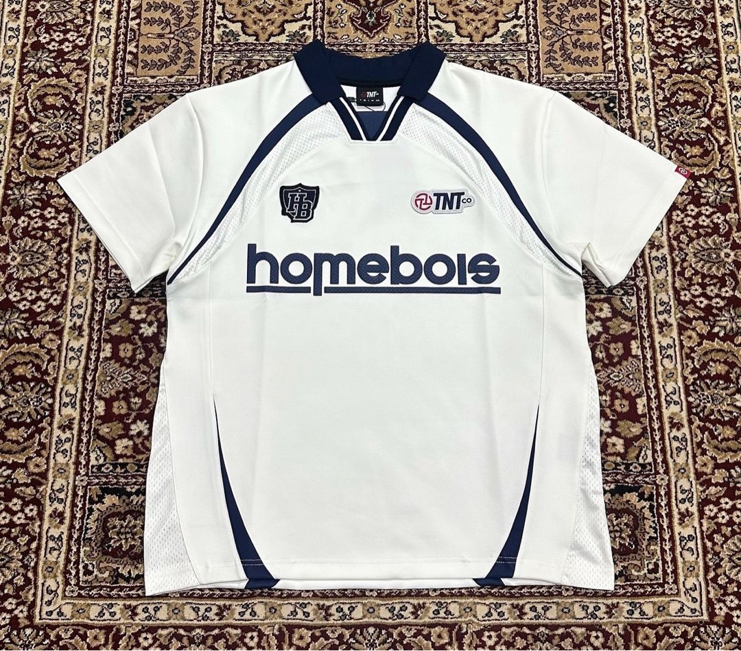 Homebois X Tntco White, Men's Fashion, Activewear on Carousell