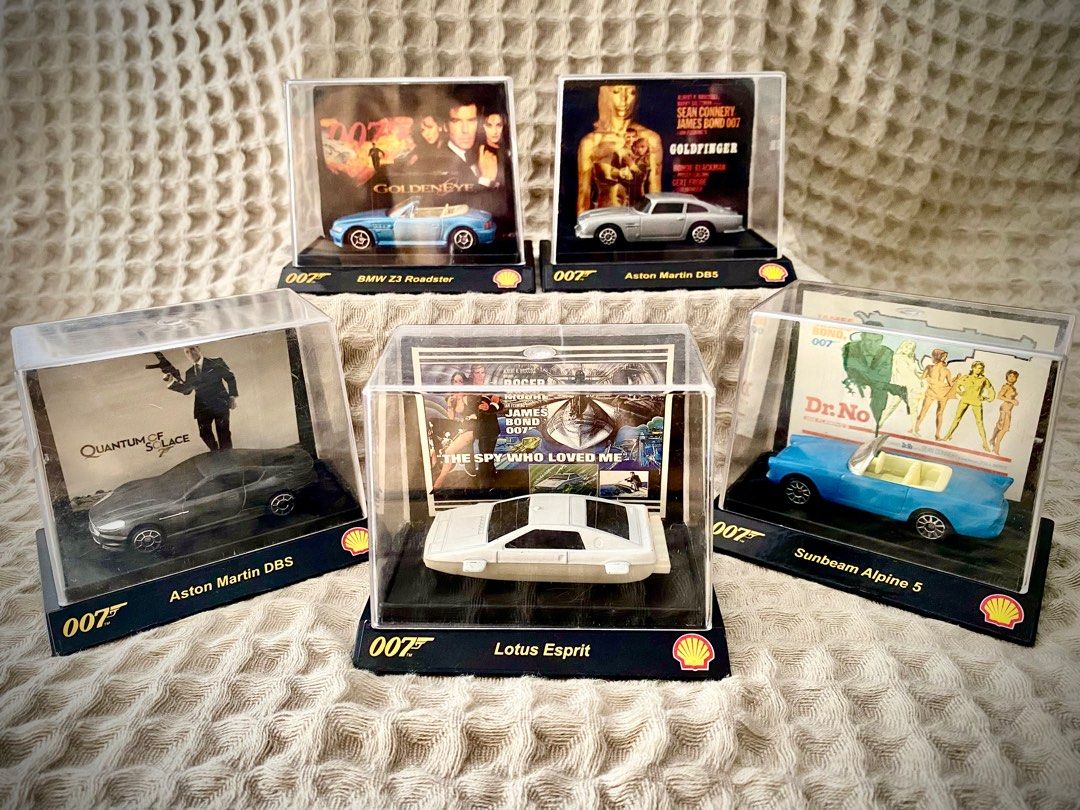 James Bond 007 Collection Set of 5 Car Movie Special Limited Edition ...