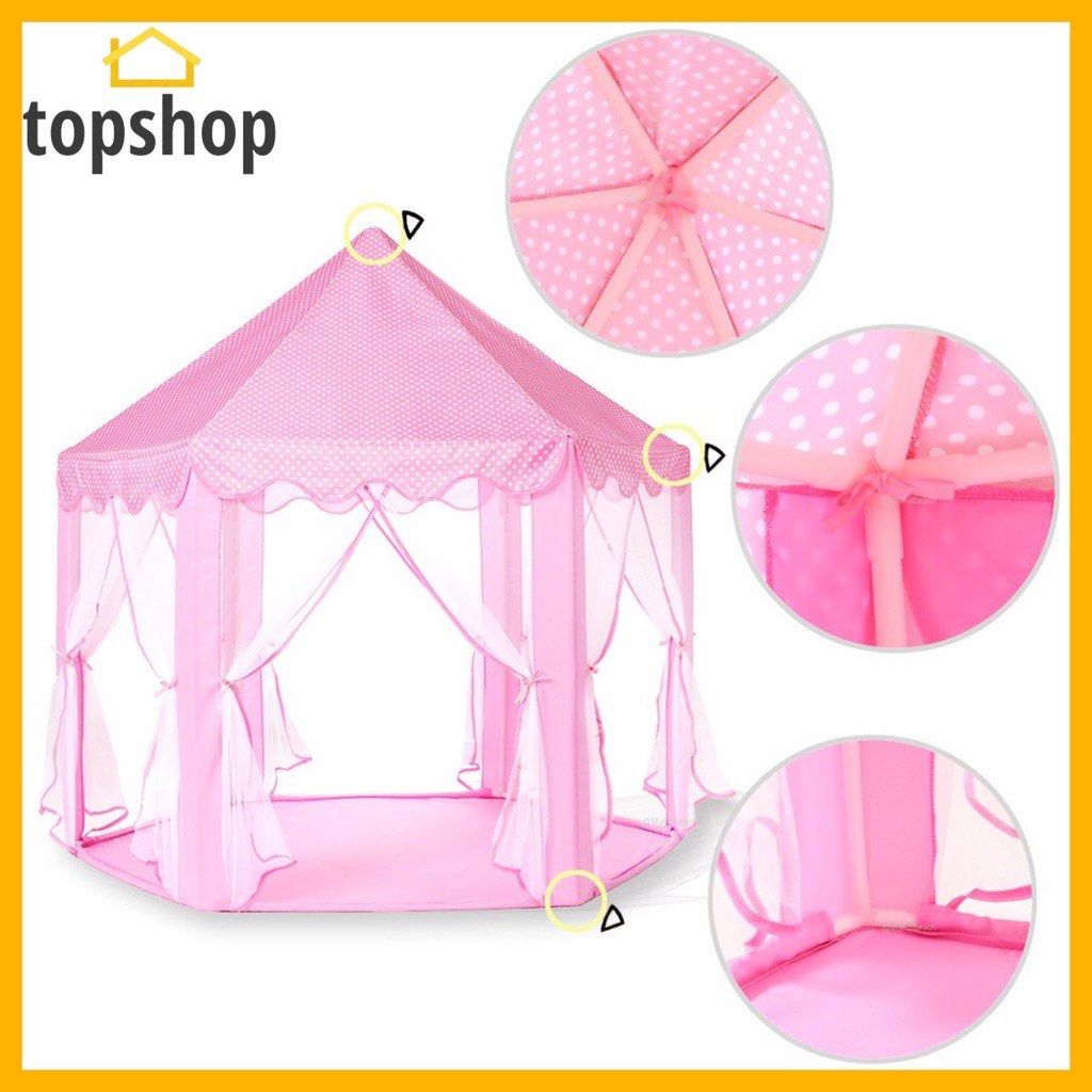 Kids Play Tents Prince and Princess Party Tent Children Indoor Outdoor ...