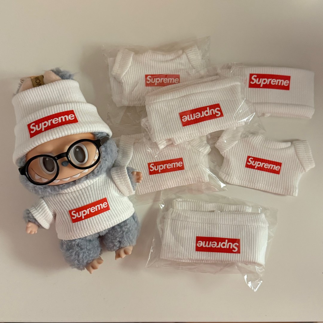 LABUBU SUPREME SHIRT AND BEANIE, Hobbies & Toys, Toys & Games on Carousell