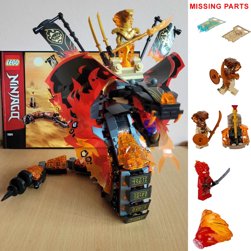 LEGO Ninjago Fire Fang 70674 ( Preloved ), Hobbies & Toys, Toys & Games ...