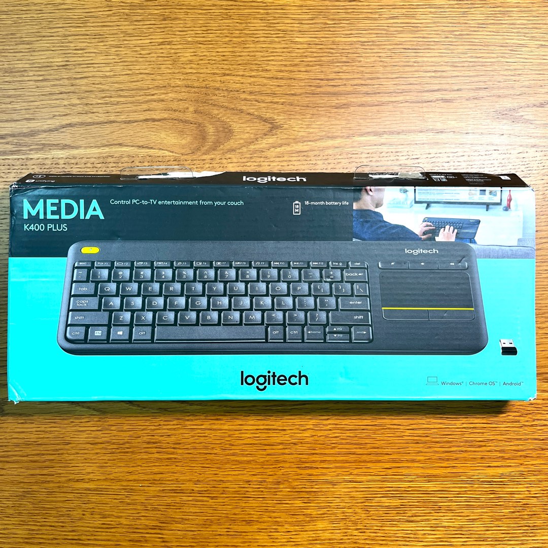 LOGITECH | K400+ Bluetooth Keyboard, Computers & Tech, Parts ...