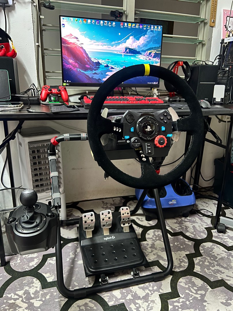 Logitech G29 with shifter & stand, Video Gaming, Gaming Accessories ...