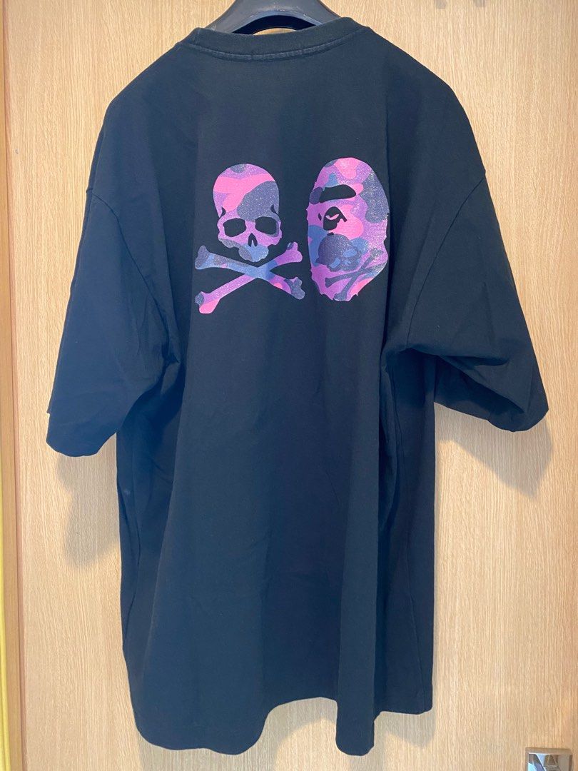 Mastermind Japan A bathing ape bape tee 閃粉紫色迷彩 box logo mastermind ...