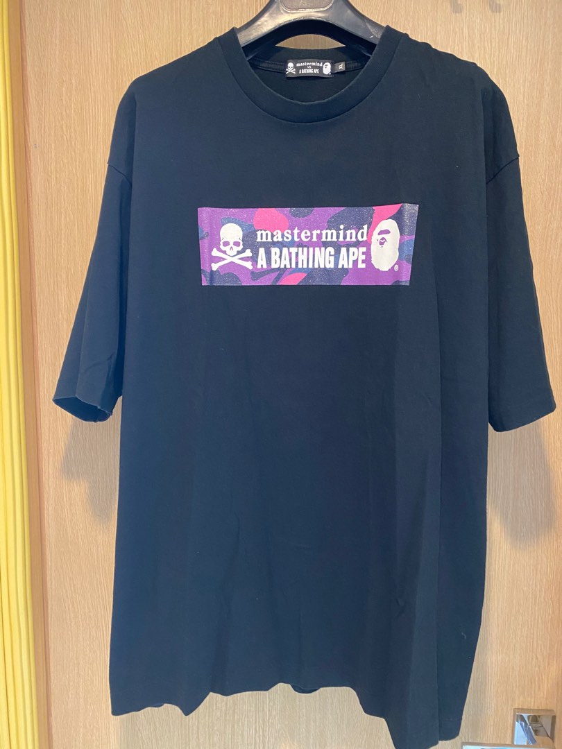 Mastermind Japan A bathing ape bape tee 閃粉紫色迷彩 box logo mastermind ...