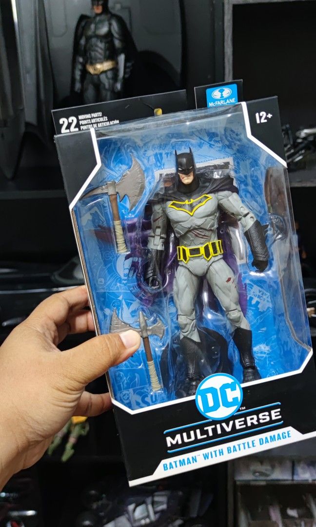 Mcfarlane Battle Damage Batman, Hobbies & Toys, Toys & Games on Carousell