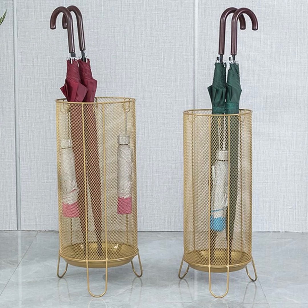 Metal Umbrella Rack | Umbrella Drying Rack With Drain Tray | Umbrella ...