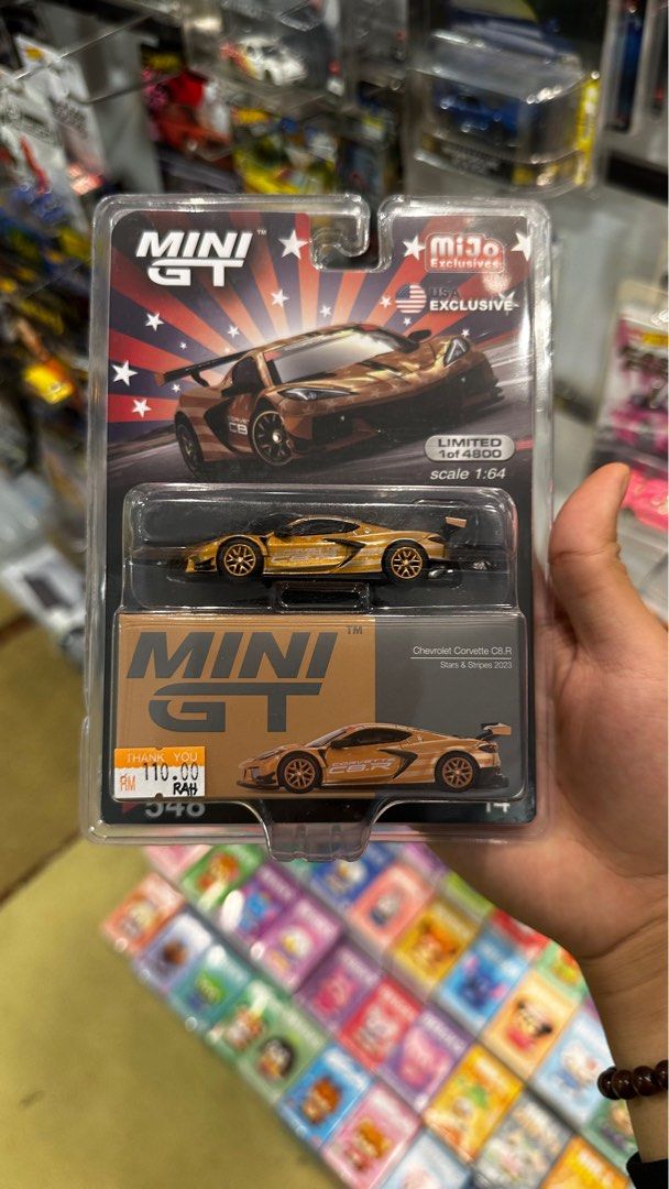Mini GT Chevrolet Corvette C8.R USA Exclusive, Hobbies & Toys, Toys ...