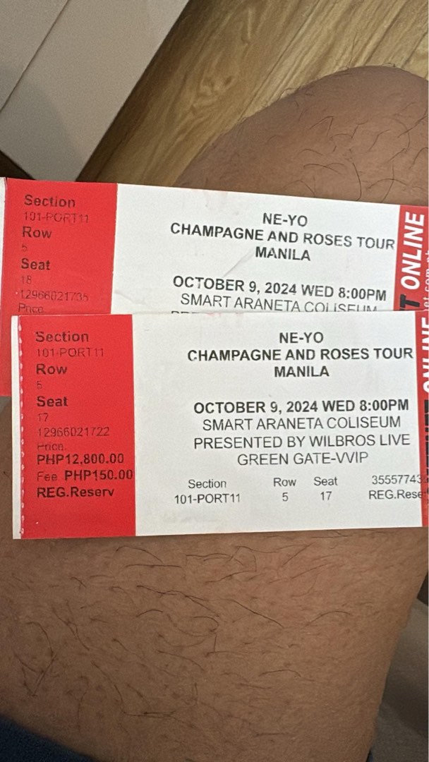 NEYO Champagne & Roses Tour, Tickets & Vouchers, Event Tickets on Carousell