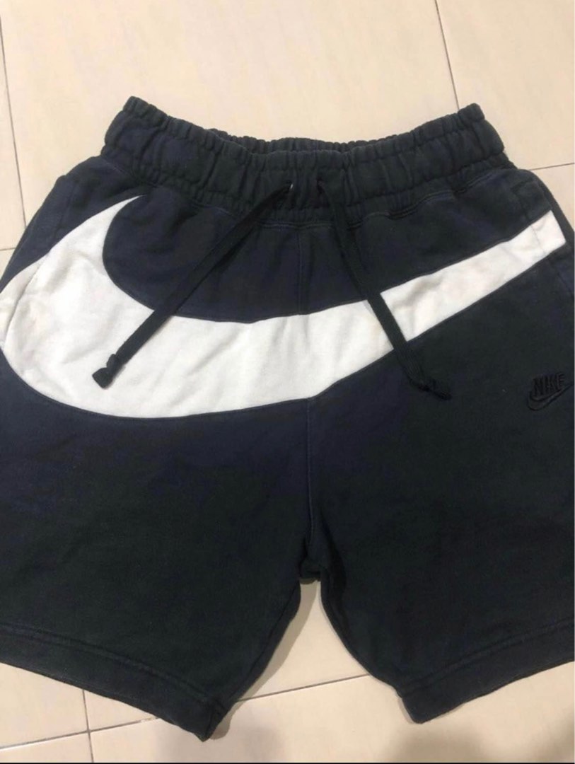 Nike Big swoosh short pant, Men's Fashion, Bottoms, Shorts on Carousell