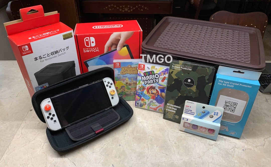 Nintendo Switch OLED with Inclusions, Video Gaming, Video Game Consoles ...