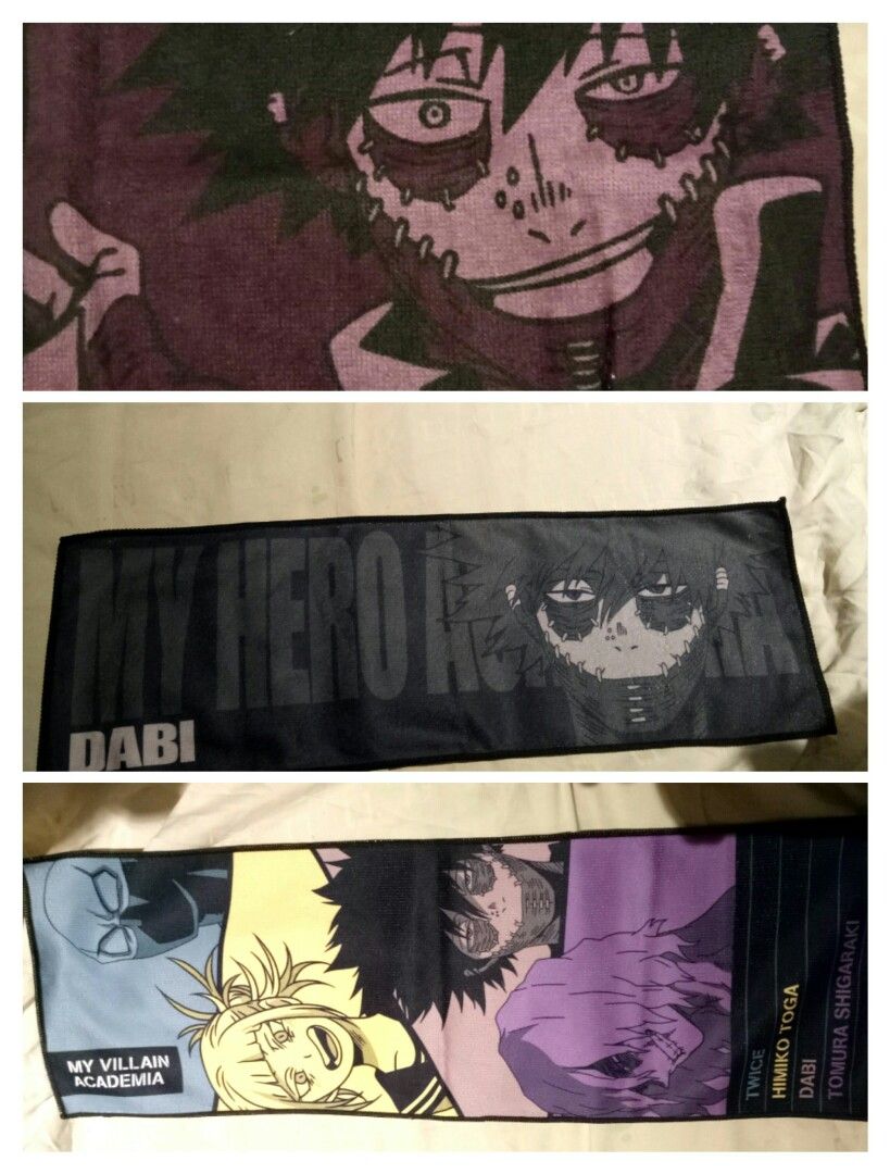Original Bandai Spirits My Hero Academia Fabric Dabi/Himiko Toga,Twice ...