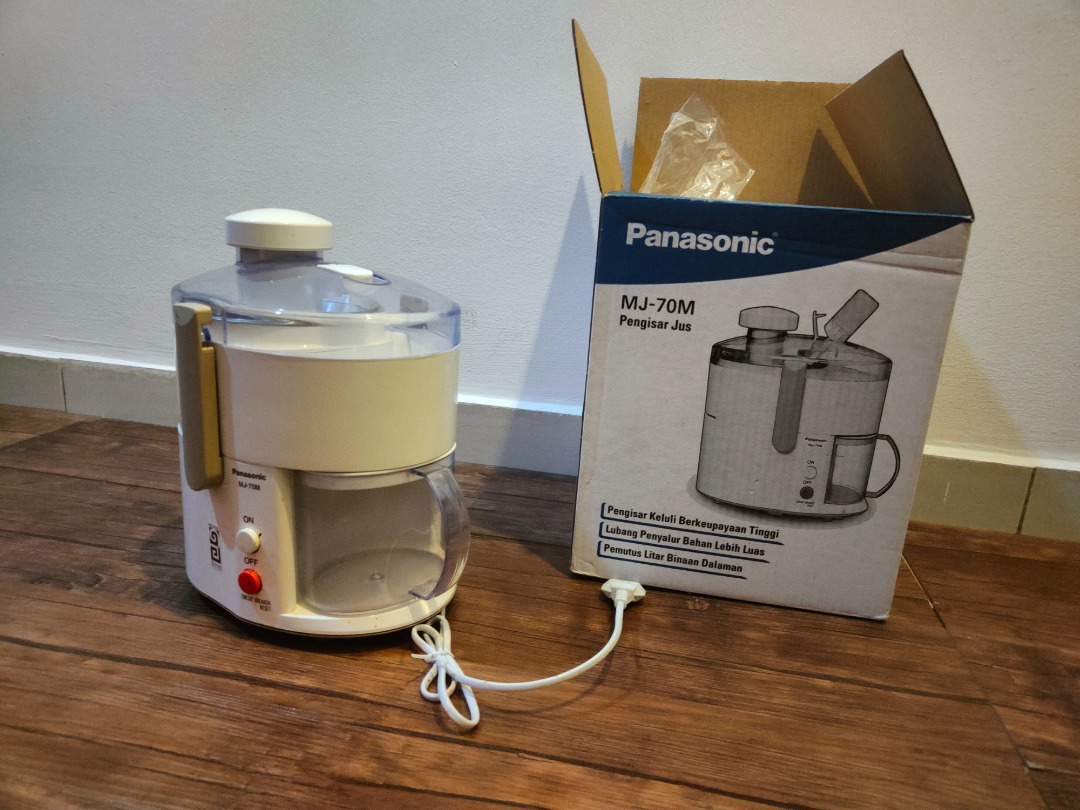 Panasonic juice extractor juicer machine Pengekstrak jus Panasonic, TV ...