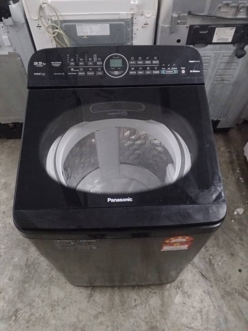 Panasonic washing machine 9.5kg, TV & Home Appliances, Other Home ...