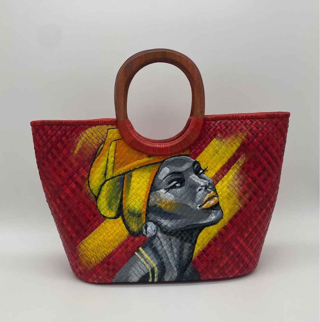 Pandan Native Hand painted bags, Women's Fashion, Bags & Wallets, Tote ...