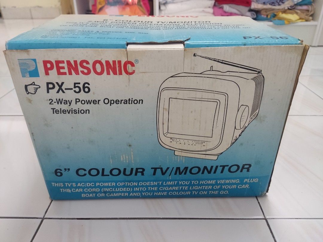 pensonic mini color crt tv / monitor, 6 inch, Video Gaming, Gaming ...