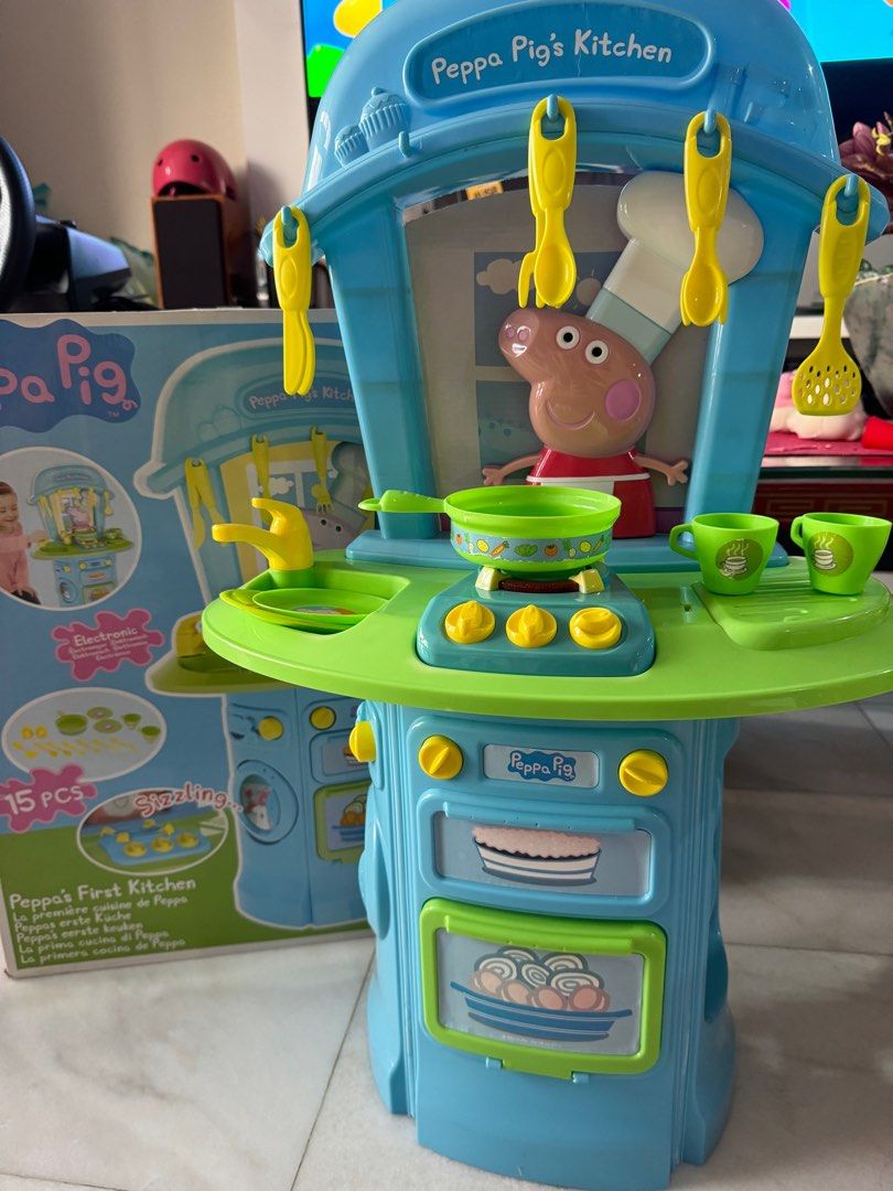 Peppa Pig Kitchen Set, Hobbies & Toys, Toys & Games on Carousell