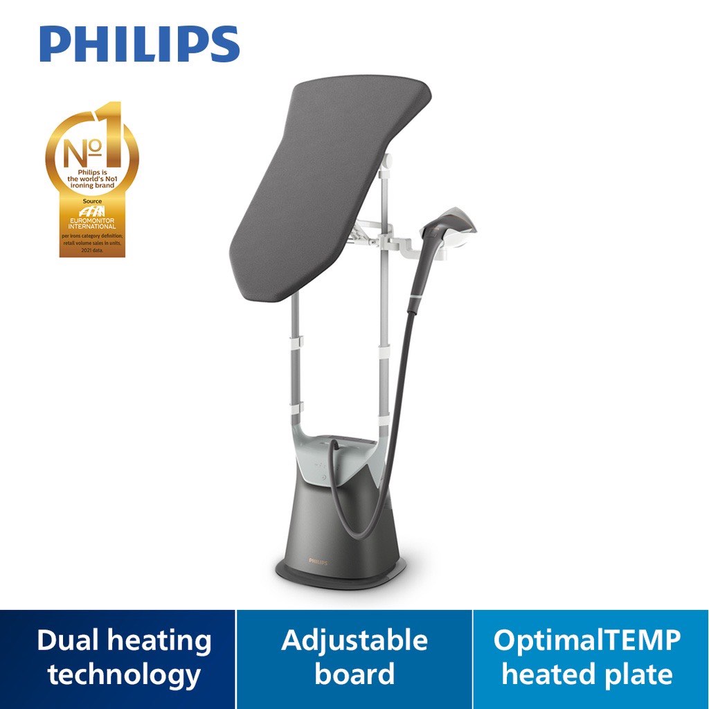 Philips All In One Iron 8000 Series Stand Steamer Garment Care GC628 ...