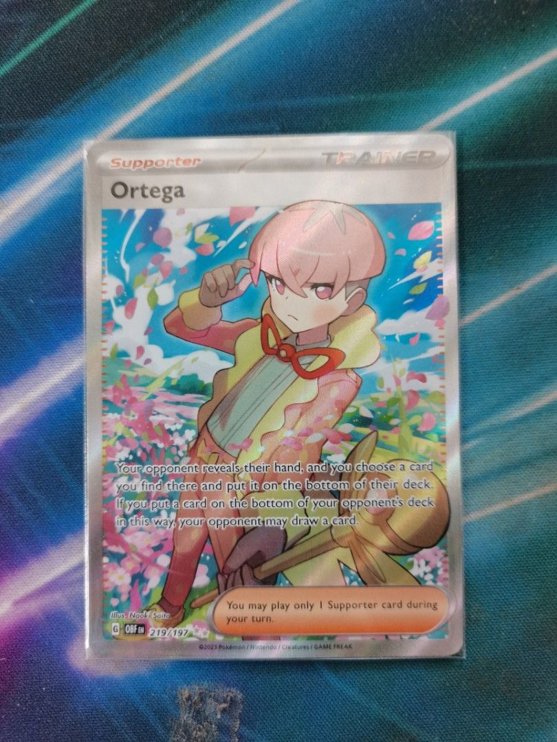 pokemon card ortega, Hobbies & Toys, Toys & Games on Carousell