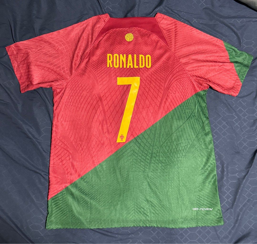 Portugal Home Jersey Cristiano Ronaldo Name Set (2024), Men's Fashion ...