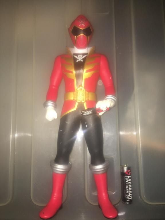 Power Rangers Super Megaforce Gokaiger Big Soft Vinyl Figure Gokai Red ...